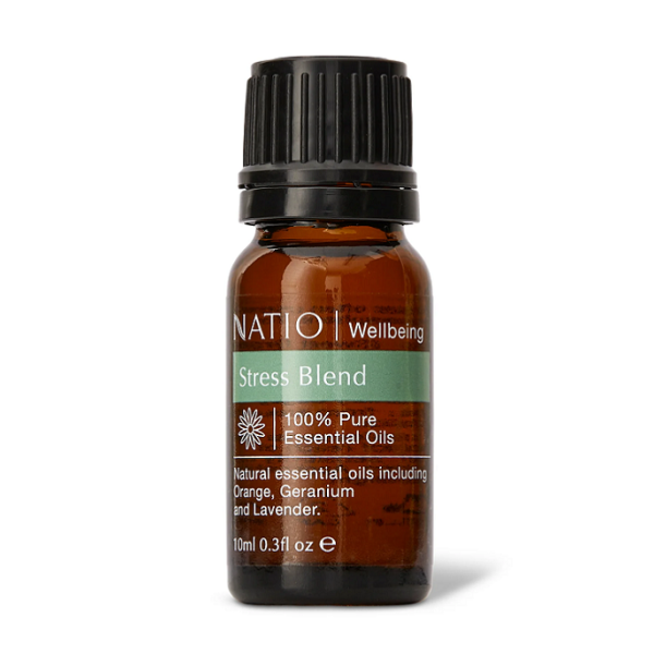 Buy Natio Wellbeing Pure Essential Oil Blend Stress 10ml Online