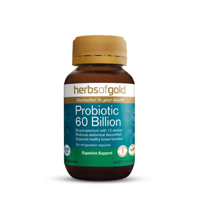 Buy Herbs of Gold Probiotic 60 Billion 30 Capsules Online