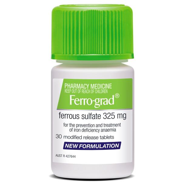 Buy Ferro Grad PR 325mg 30 Tablets Online