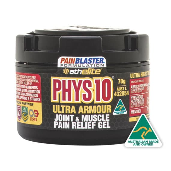 Buy Athelite Phys10 Joint And Muscle Pain Relief Gel 70G Online