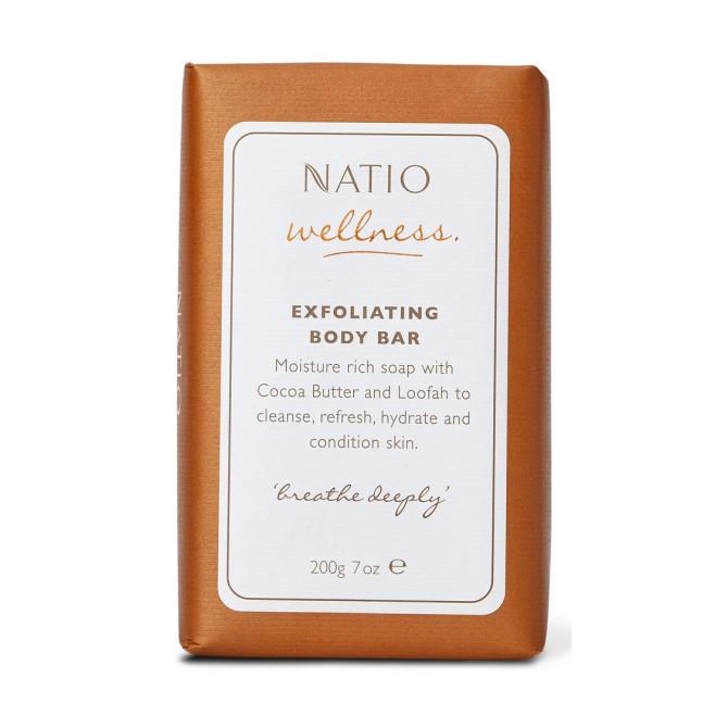 Buy Natio Wellness Exfoliating Body Bar 200g Online