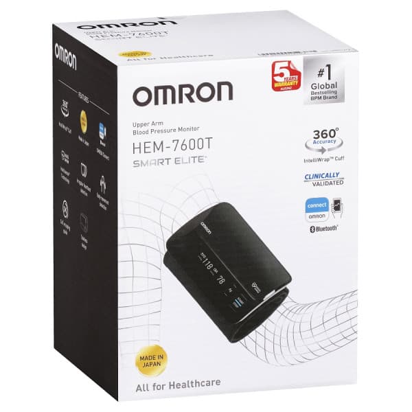 Buy Omron HEM7600T Smart Elite+ Blood Pressure Monitor Online | Chempro ...