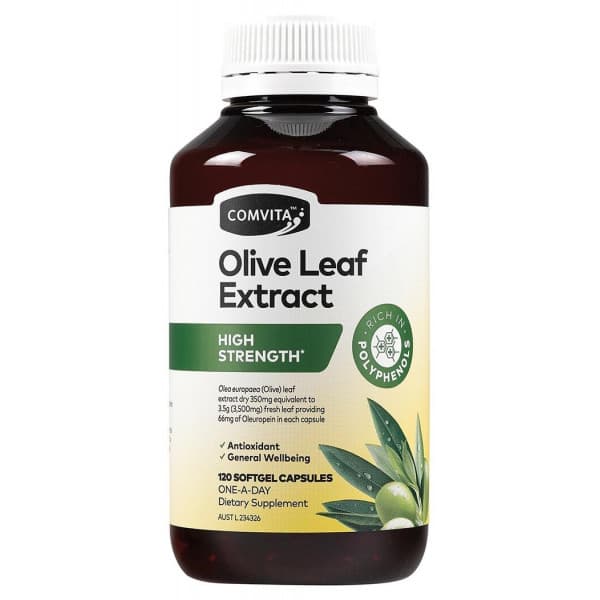 Buy Comvita Olive Leaf Extract High Strength 120 Capsules Online ...