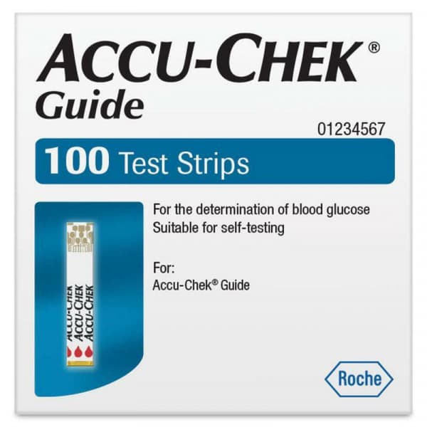 Buy Accu-Chek Guide 100 Test Strips Online | Chempro Chemists