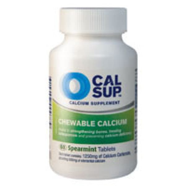 Buy Cal Sup Chew Spearmint 500mg 60 Tablets Online