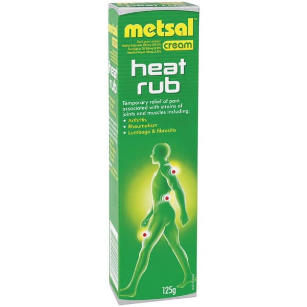 Buy Metsal Cream Heat Rub 125g Online