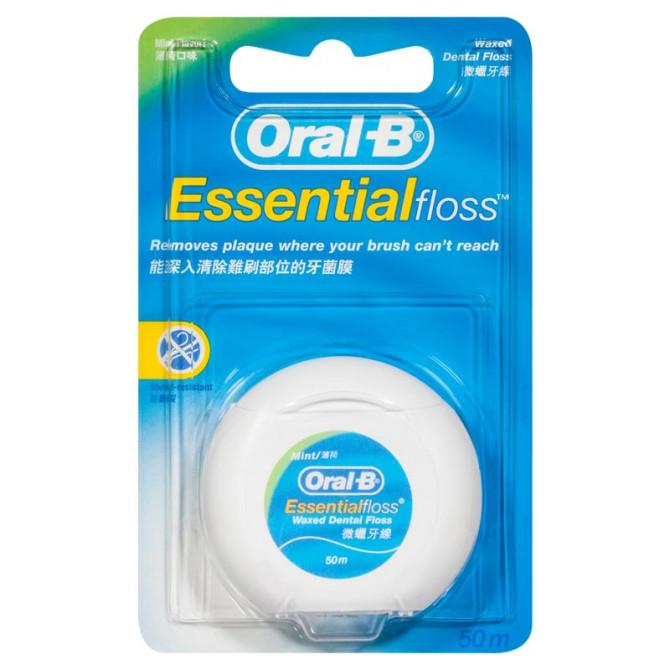 Buy Oral B Essential Dental Floss Mint 50m Online