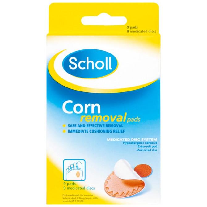 Buy Scholl Corn Removal Pads 9 Medicated Discs Online