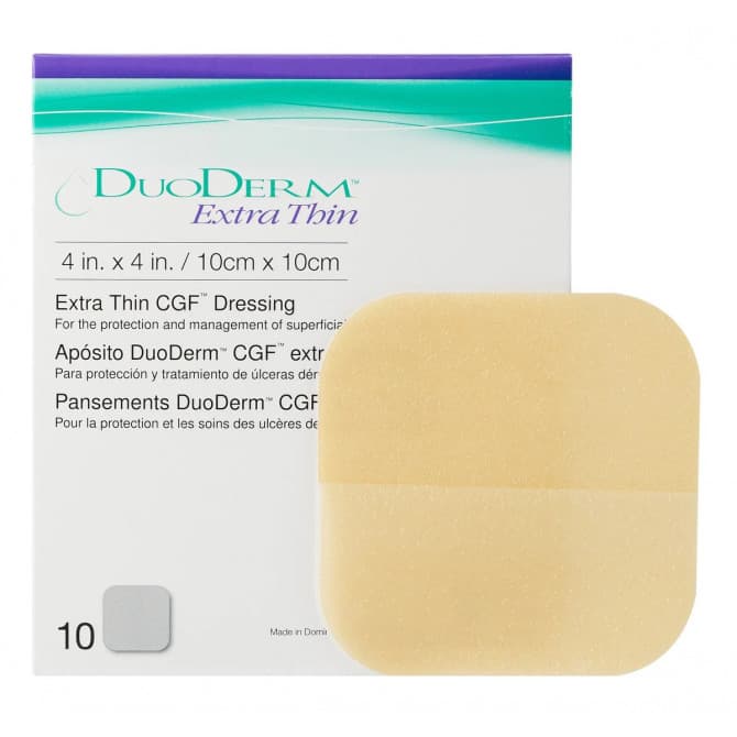 Buy Duoderm Extra Thin CGF Dressing 10cm x 10cm Single Dressing Online