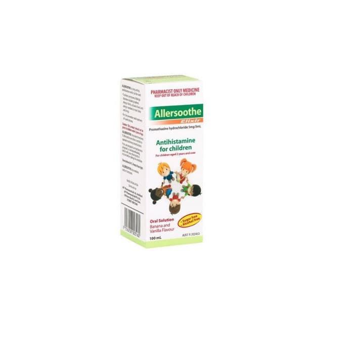 Buy Allersoothe 5mg/5ml Elixir 100ml S3 Online