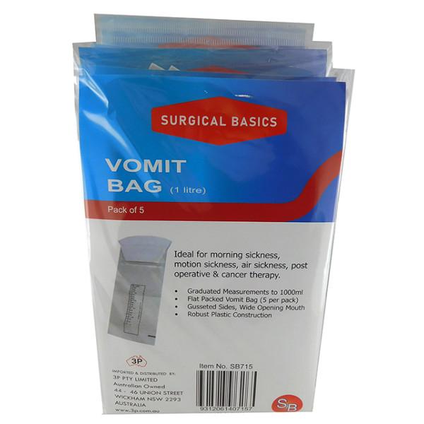 Buy Surgical Basics Vomit Bag 5 Pack Online