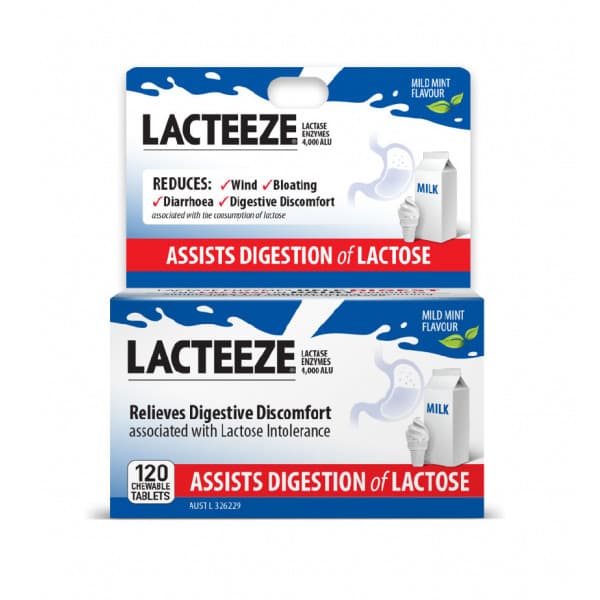 Buy Lacteeze Strength Tablets Online Chemist Outlet