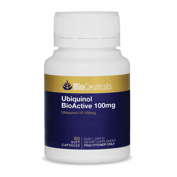 Buy BioCeuticals Ubiquinol BioActive 100mg 60 capsules Online