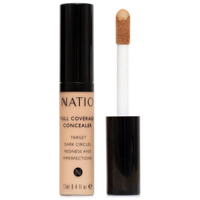 Buy Natio Full Coverage Concealer Light 12ml Online | Chempro Chemists
