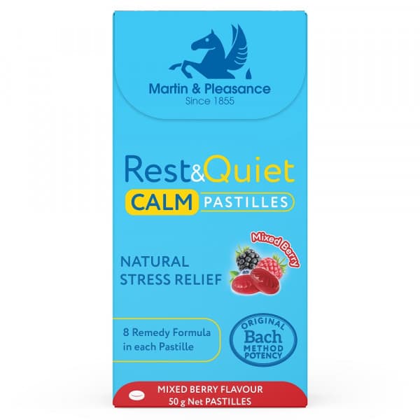 Buy Rest And Quiet Calm Pastilles Mixed Berry 50g Online