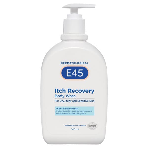 Buy E45 Itch Recovery Moisturising Body Wash 500ml Online | Chempro ...