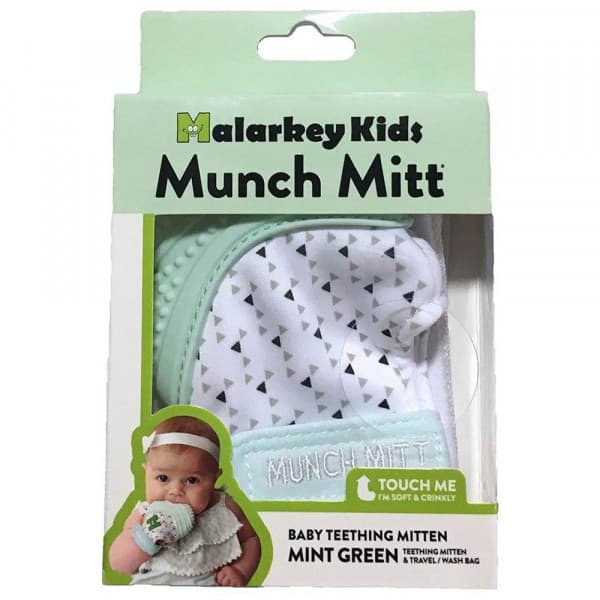 Buy Malarkey Kids Munch Mitt Teething Mint Green Online