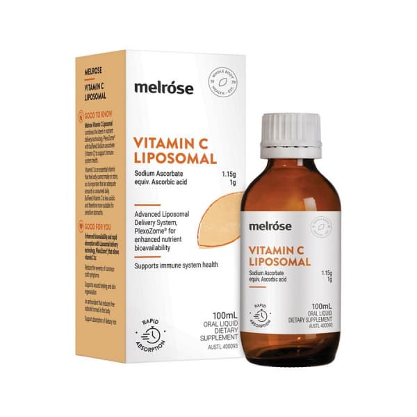 Buy Melrose Liposomal Vitamin C Oral Liquid 100mL Online