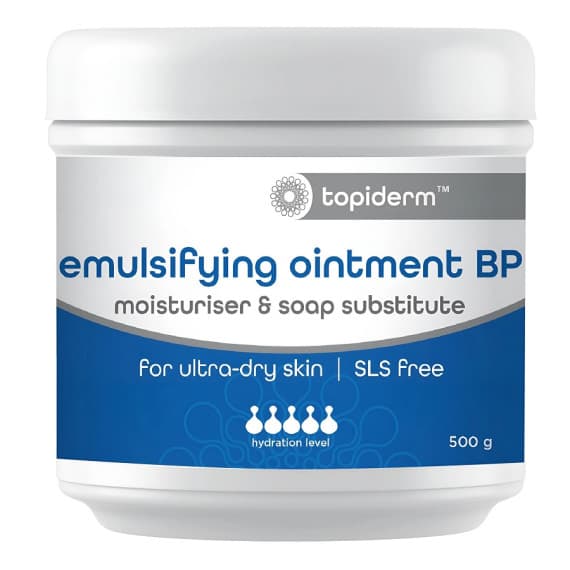 Buy Topiderm Emulsifying Ointment BP Moisturiser & Soap Substitute 500g ...