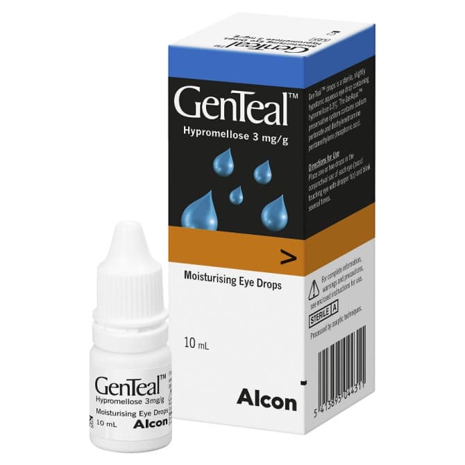 Buy Genteal 0.3% Hypromellose Eye Drops 10ml Online