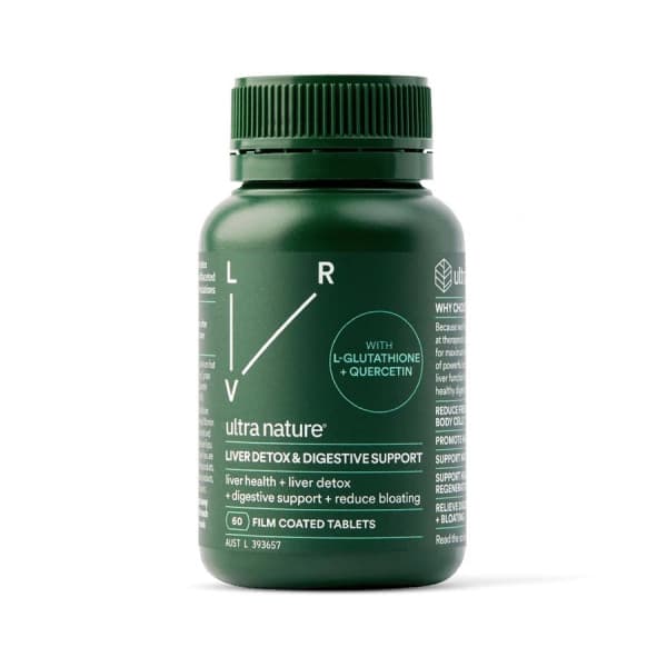Buy Ultra Nature Liver and Digestive Support 60 Tablets Online