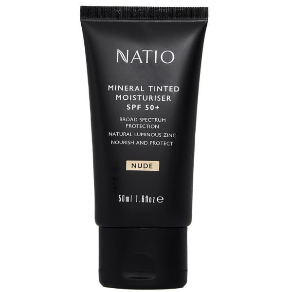 Buy Natio Mineral Tinted Moisturiser SPF 50 Plus Nude Online