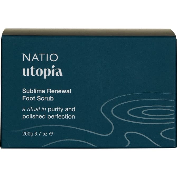 Buy Natio Utopia Sublime Renewal Foot Scrub 200g Online