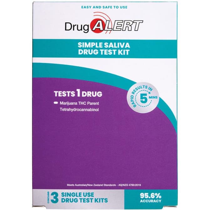 Buy Drug Alert Marijuana Saliva 3 Kit Online