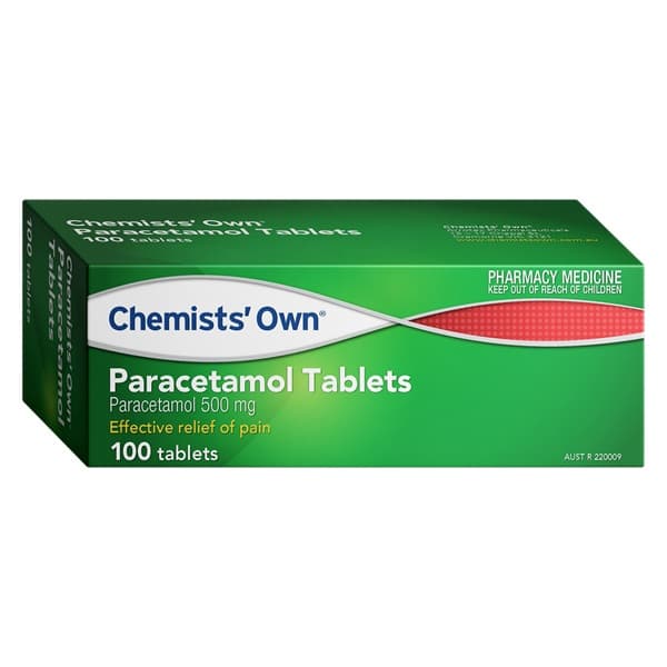 Buy Chemists Own Paracetamol 100 Tablets Online