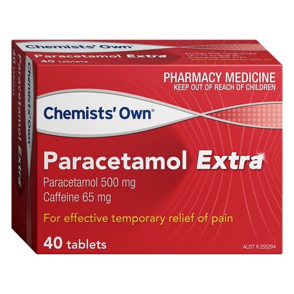 Buy Chemists Own Paracetamol Extra 40 Tablets Online