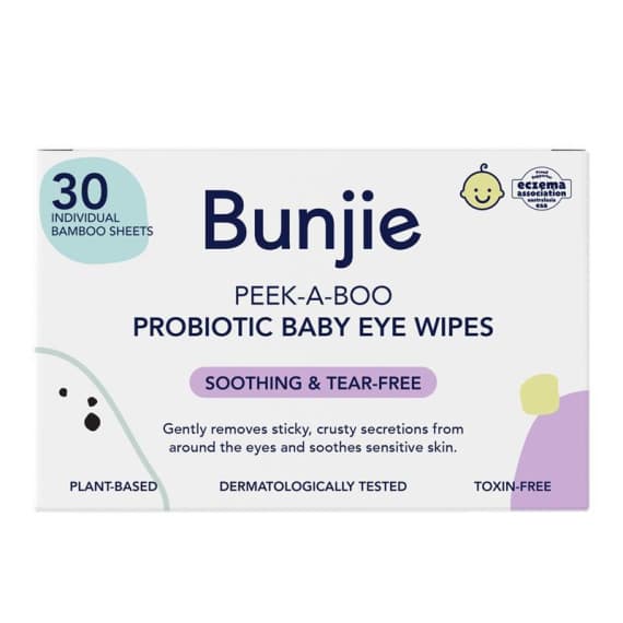 Buy Bunjie Probiotic Baby Eye Wipes 30 Pack Online
