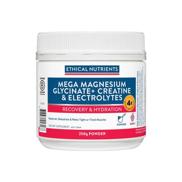 Buy Ethical Nutrients Mega Magnesium Glycinate Plus Creatine and ...