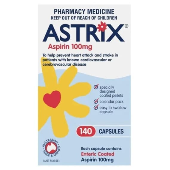 Buy Astrix 100mg Capsules 140 Online