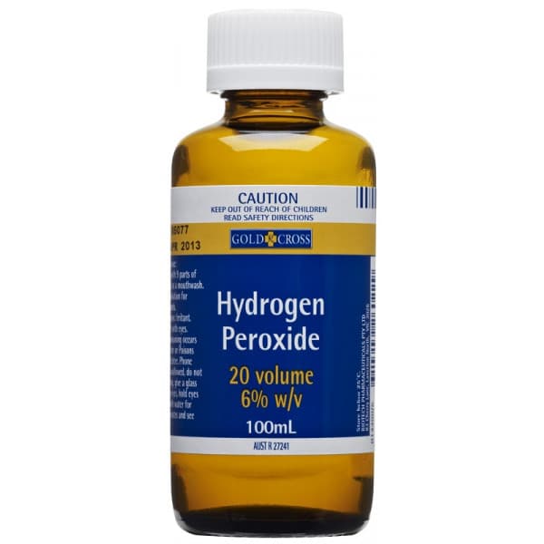Buy Gold Cross Hydrogen Peroxide 20 Vol 6% 100ml Online