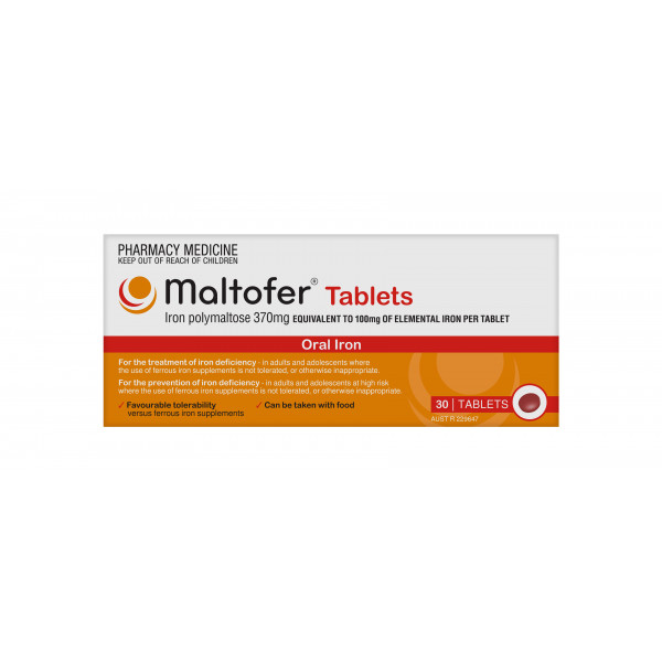 Buy Maltofer 100mg Tablets 30 Online