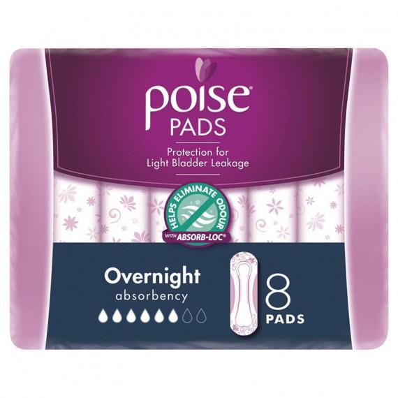Buy Poise Pads Overnight 8 Pack Online