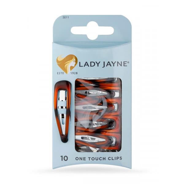Buy Lady Jayne Shell One Touch Clips 10 Pack Online