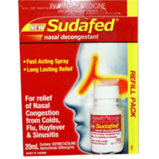 Buy Sudafed Nasal Spray Refill Online Chemist Outlet