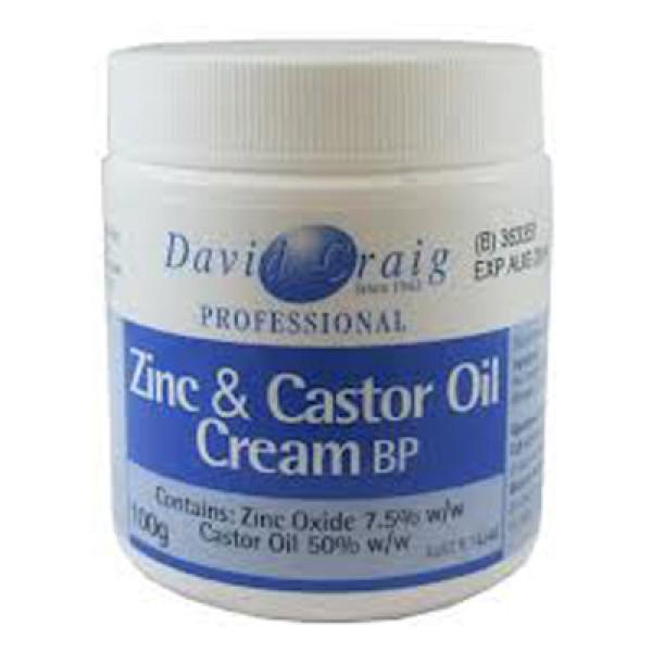 Buy David Craig Zinc & Castor Oil Cream 100g Online