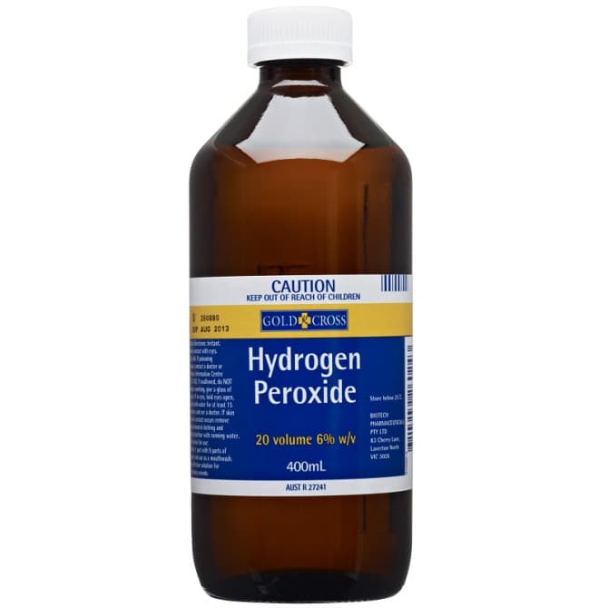 Buy Gold Cross Hydrogen Peroxide 20 Vol 6% 400ml Online
