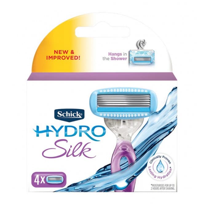 Buy Schick Hydro Silk Blade Refills 4 Cartridges Online