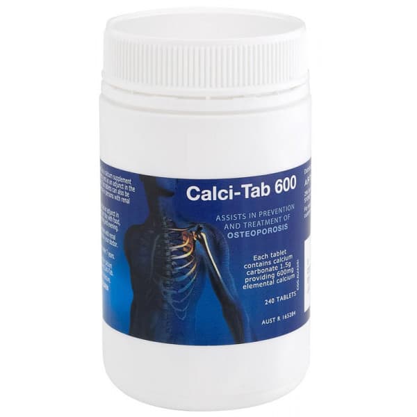 Buy Calci Tablets 600mg X 240 Online