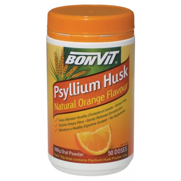 Buy Bonvit Psyllium Husk Orange 500g Online | Chempro Chemists
