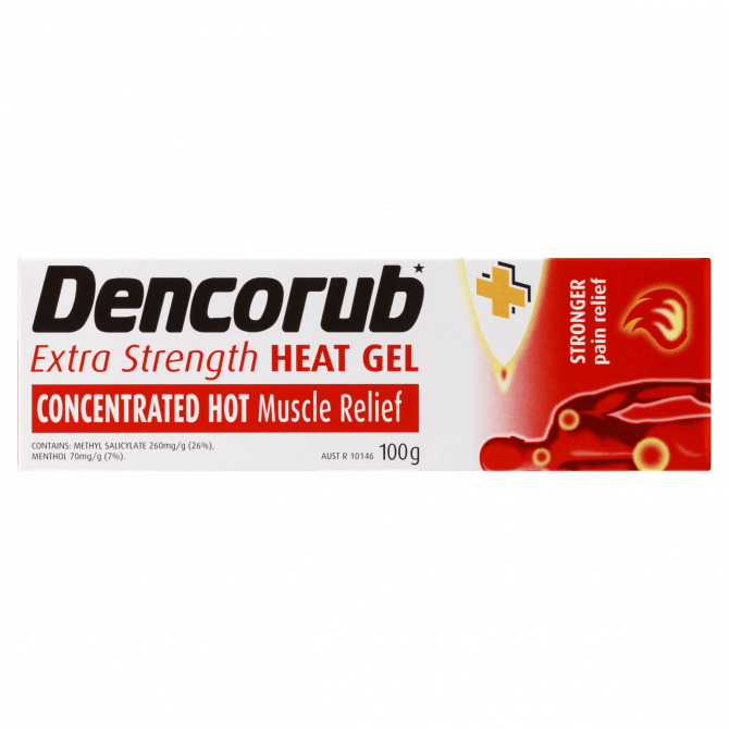 Buy Dencorub Extra Strength Heat Gel 100g Online