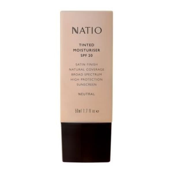 Buy Natio Tinted Moisturiser SPF 20 Neutral 50ml Online | Chempro Chemists