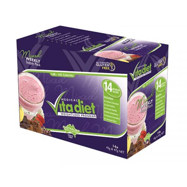 Buy Vita Diet Shake Mixed Weekly 14 Pack Online