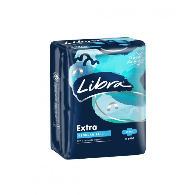 Buy Libra Extra Pads Regular With Wings 14 Pack Online
