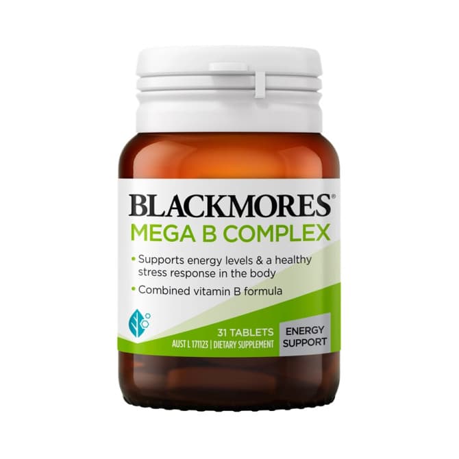 Buy Blackmores Mega B Complex 31 Tablets Online