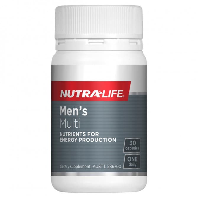 Buy Nutra Life Mens Multi 30 Capsules Online | Chempro Chemists