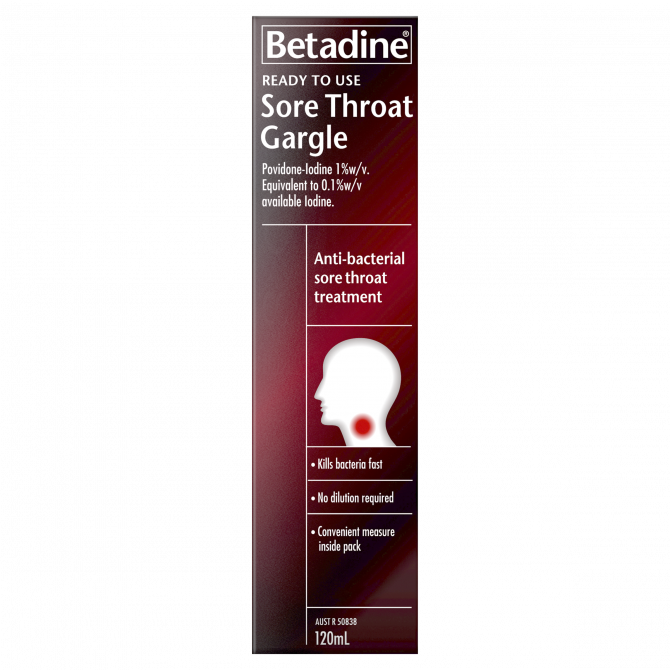 Buy Betadine Sore Throat Gargle Online Chemist Outlet